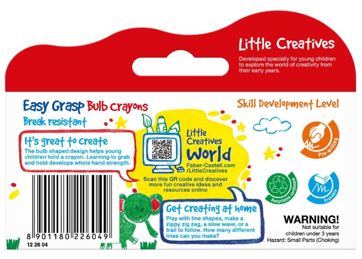 Easy grasp bulb crayons, pack of 4 – Ink and Toner Shop